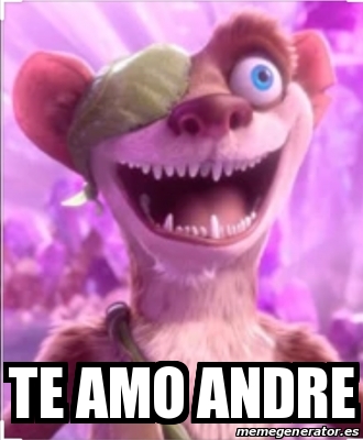 Meme Personalizado - Te amo ANDRE - 31426852
