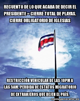 Meme Personalizado - Recuento de lo que acaba de decir el presidente ...