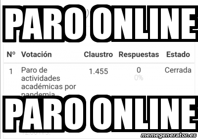 Meme Personalizado - Paro online Paro online - 31432494