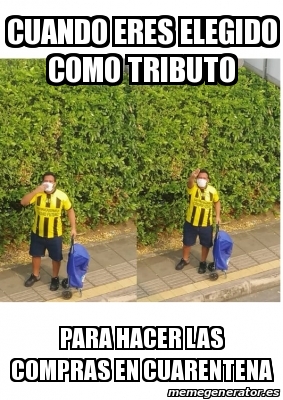 Meme Personalizado - cuando eres elegido como tributo para hacer las ...