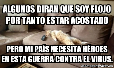 Meme Personalizado - Algunos diran que soy flojo por tanto estar ...