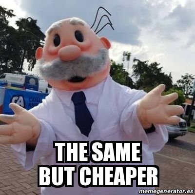 Meme Personalizado - the same but cheaper - 31454230