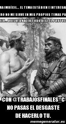 Meme Personalizado - Mira imbÃ©cilâ€¦ El tema estÃ¡ bien e interesante ...