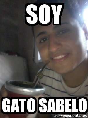 Meme Personalizado - Soy Gato sabelo - 31472053