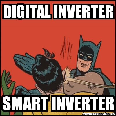 Meme Batman slaps Robin - Digital inverter Smart inverter - 31472459