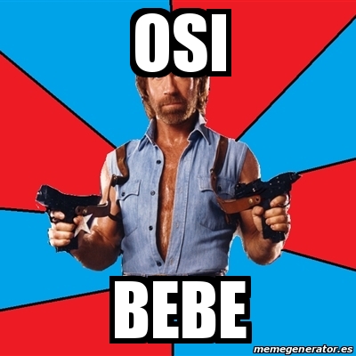 Meme Chuck Norris - osi bebe - 31478521