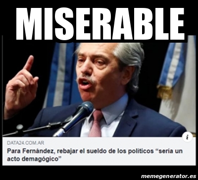 Meme Personalizado - MISERABLE - 31478995