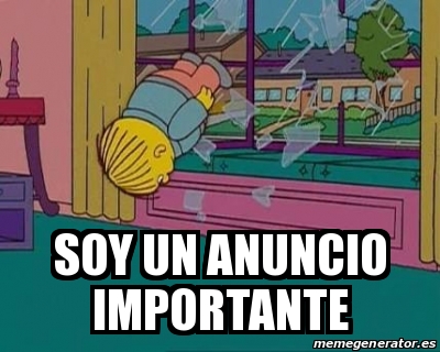 Meme Personalizado - Soy un anuncio importante - 31480538