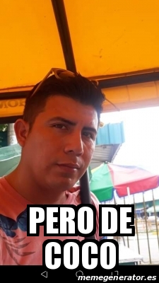 Meme Personalizado - PERO DE COCO - 31483095