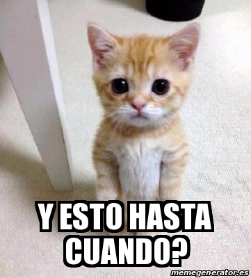 Meme Personalizado - Y esto hasta cuando? - 31485350