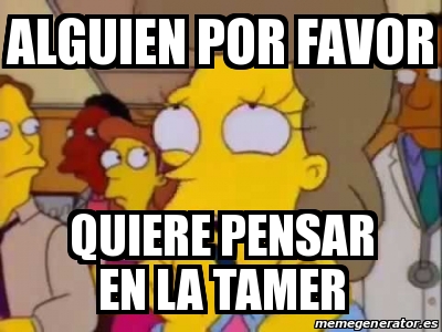 Meme Personalizado - Alguien por favor quiere pensar en la tamer - 31488058