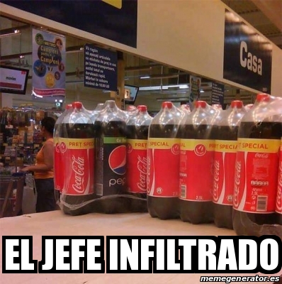 Meme Personalizado - El jefe infiltrado - 31493323