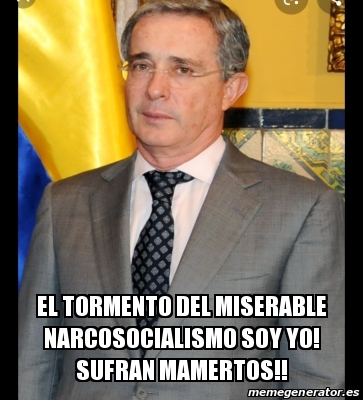 Meme Personalizado - EL TORMENTO DEL MISERABLE NARCOSOCIALISMO SOY YO ...