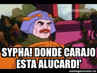 Meme Personalizado - sypha! donde carajo esta alucard!' - 31496879