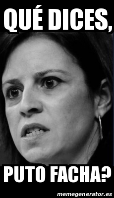 Meme Personalizado - quÃ© dices, puto facha? - 31497854