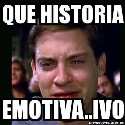Meme crying peter parker - Que historia Emotiva..ivo - 31498439