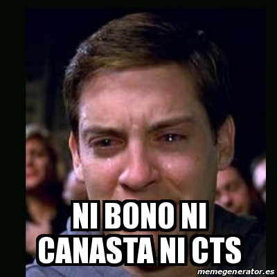 Meme crying peter parker - Ni bono ni canasta ni cts - 31502510