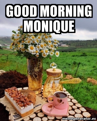 Meme Personalizado - Good morning monique - 31502558