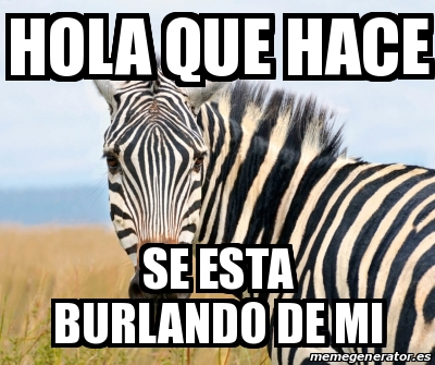 Meme Personalizado - Hola que hace Se esta burlando de mi - 31503757