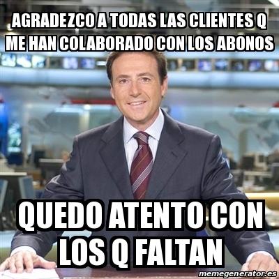 Meme Matias Prats - Agradezco a todas las clientes q me han colaborado ...