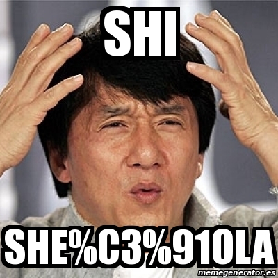Meme Jackie Chan - SHI SHE%C3%91OLA - 31512389