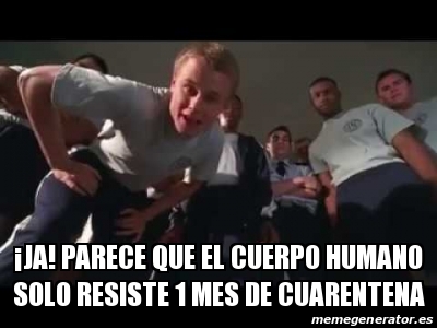 Meme Personalizado - Â¡Ja! parece que el cuerpo humano solo resiste 1 ...