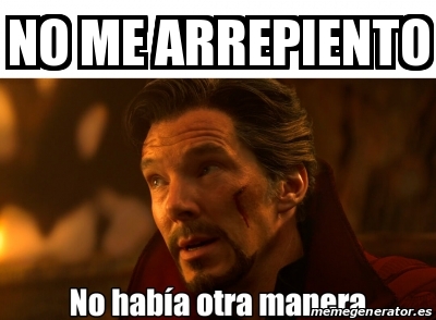 Meme Personalizado - no me arrepiento - 31518103