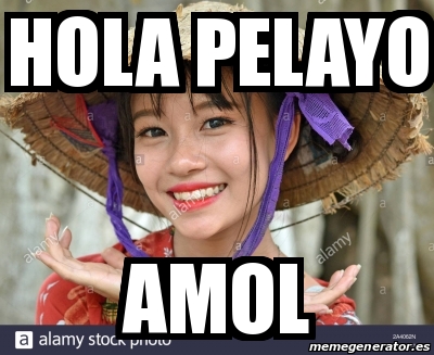 Meme Personalizado - Hola Pelayo amol - 31518912