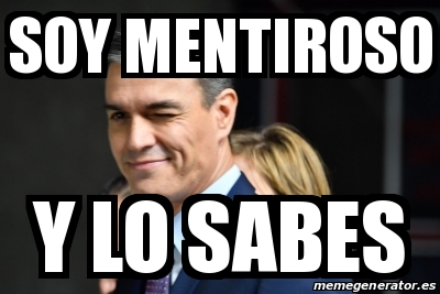 Meme Personalizado - Soy mentiroso Y lo sabes - 31519744