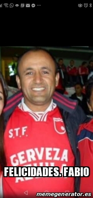 Meme Personalizado - Felicidades. Fabio - 31524695