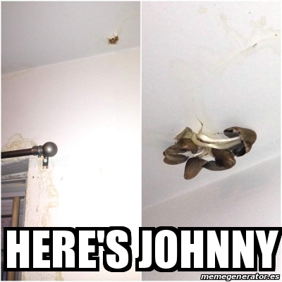 Meme Personalizado - here's johnny - 31529516