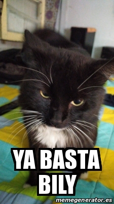 Meme Personalizado - Ya basta bily - 31529906