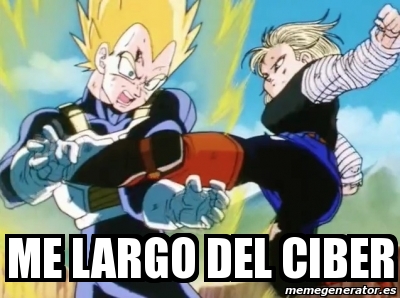 Meme Personalizado - me largo del ciber - 31533042