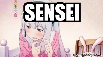 Meme Personalizado - SENSEI - 31536072