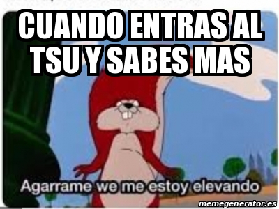 Meme Personalizado - Cuando entras al tsu y sabes mas - 31538158