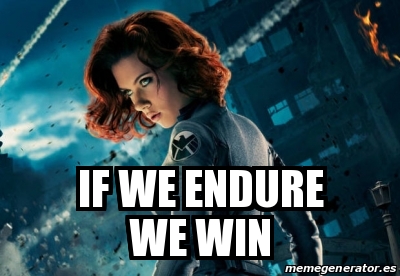 Meme Personalizado - if we endure we win - 31553832