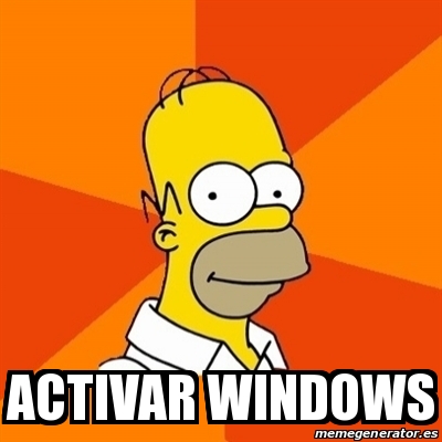 Meme Homer - activar windows - 31555684