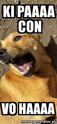 Meme Personalizado - Ki paaaa con Vo haaaa - 31557205