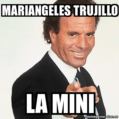 Meme Julio Iglesias - Mariangeles trujillo La mini - 31558663