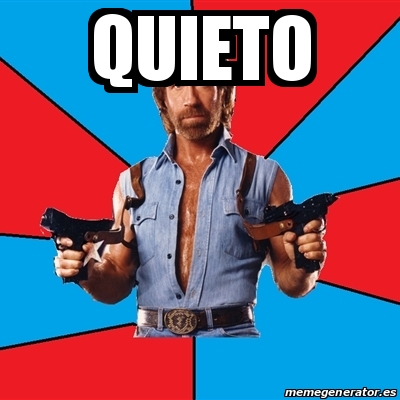 Meme Chuck Norris - quieto - 31568898
