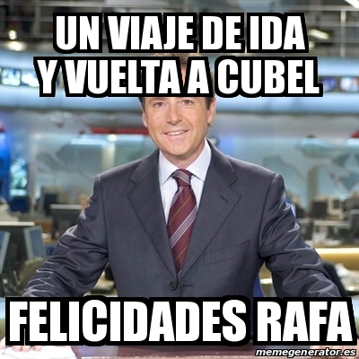 Meme Matias Prats - Un viaje de ida y vuelta a cubel Felicidades Rafa ...
