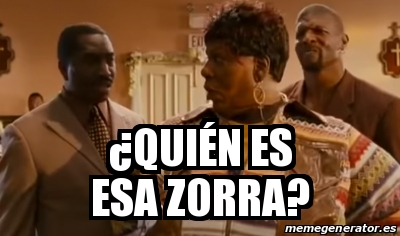Meme Personalizado - Â¿quiÃ©n es esa zorra? - 31581919