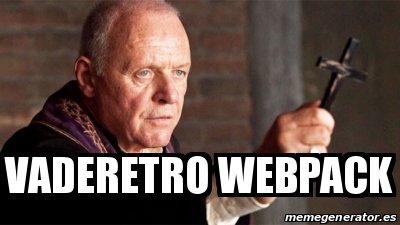 Meme Personalizado - vaderetro webpack - 31582776