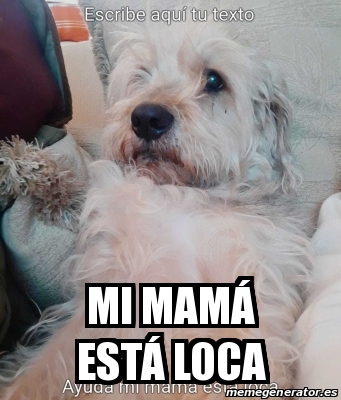 Meme Personalizado - Mi mamÃ¡ estÃ¡ loca - 31584067