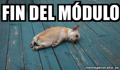 Meme Personalizado - FIN DEL MÃ“DULO - 31584101