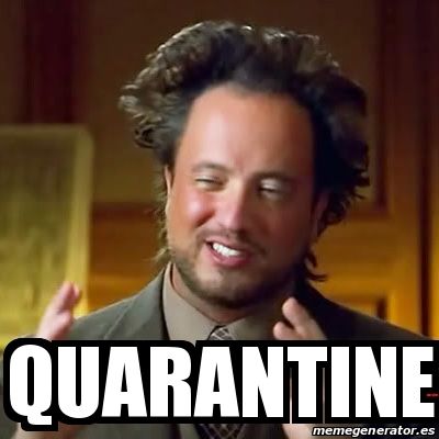 Meme Ancient Aliens - quarantine - 31597552
