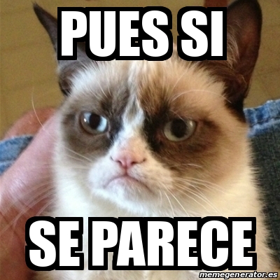 Meme Grumpy Cat - PUES SI SE PARECE - 31065760