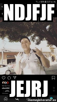 Meme Personalizado - Ndjfjf Jejrj - 31600264