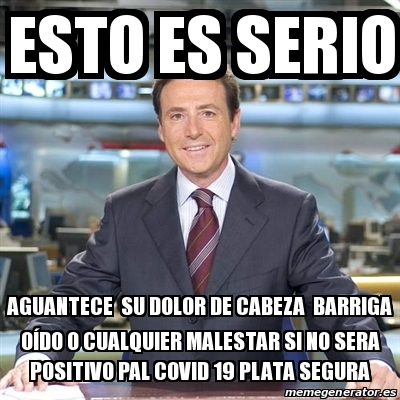 Meme Matias Prats - ESTO ES SERIO AGUANTECE SU DOLOR DE CABEZA BARRIGA ...