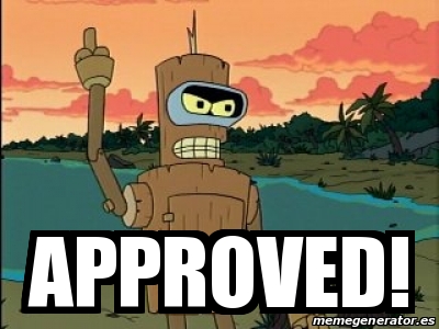 Meme Personalizado - approved! - 31608693